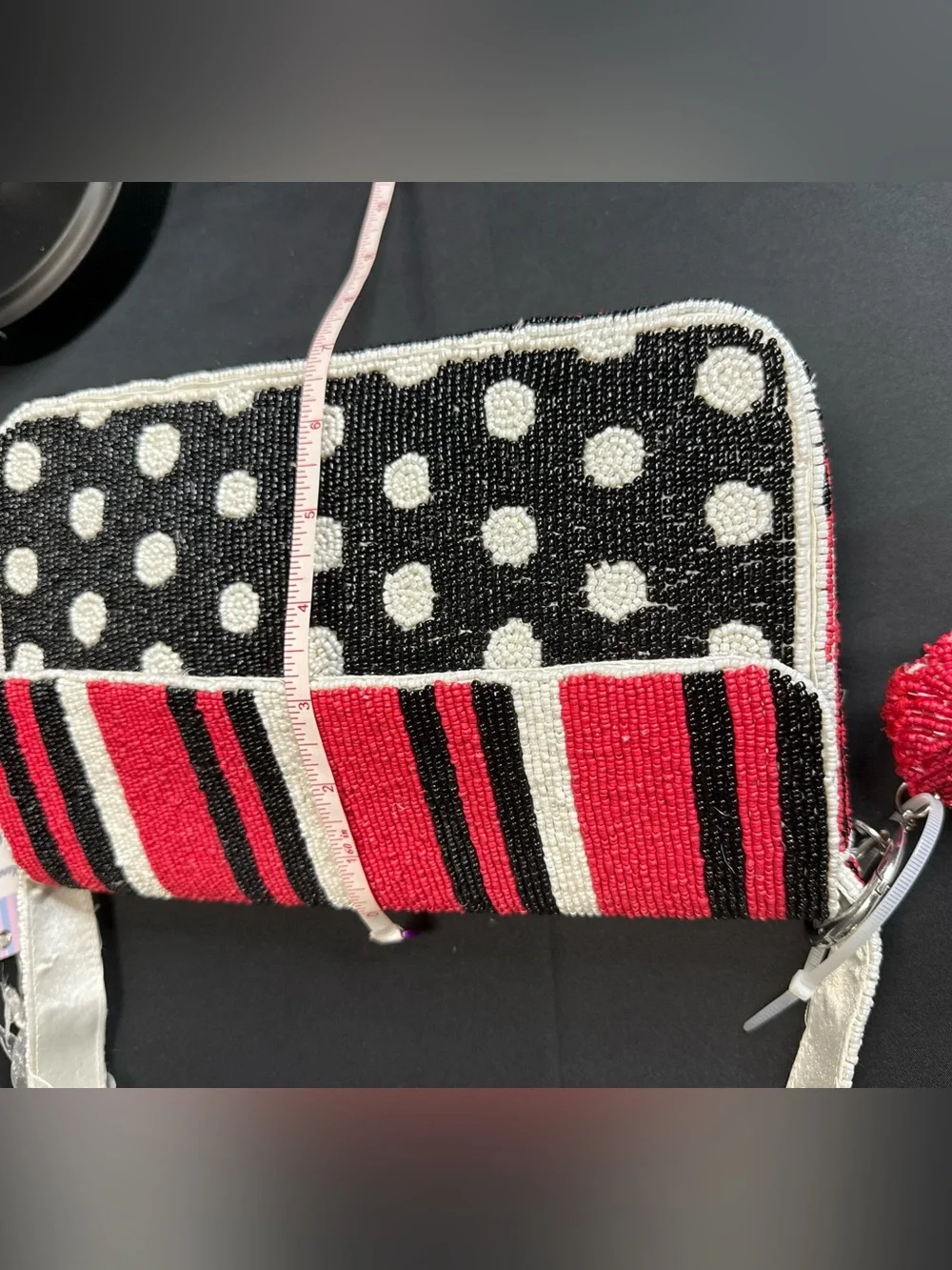 Bags | New Viral Beaded Purse Bag Made In India Summer Resort Novelty ...